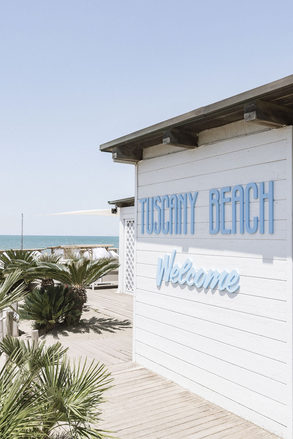 Tuscany Beach Club | Framed Fine Art Print by Carly Tabak