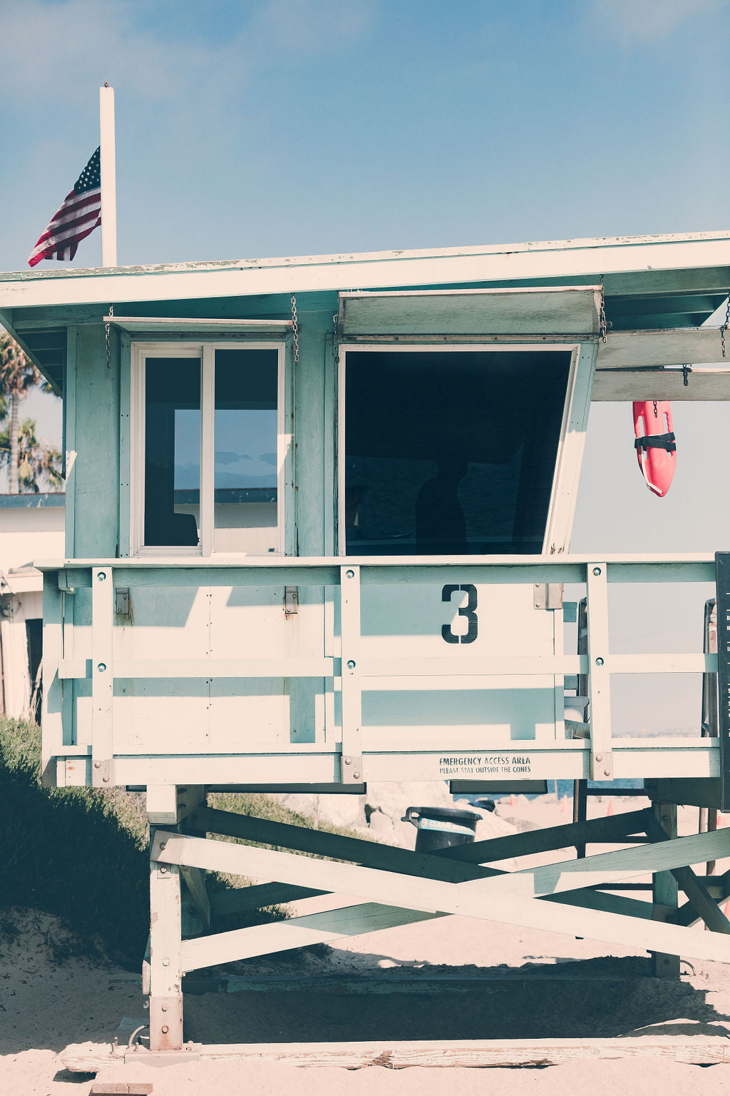 Malibu Lifeguard Tower | Framed Photography Wall Art by Carly Tabak